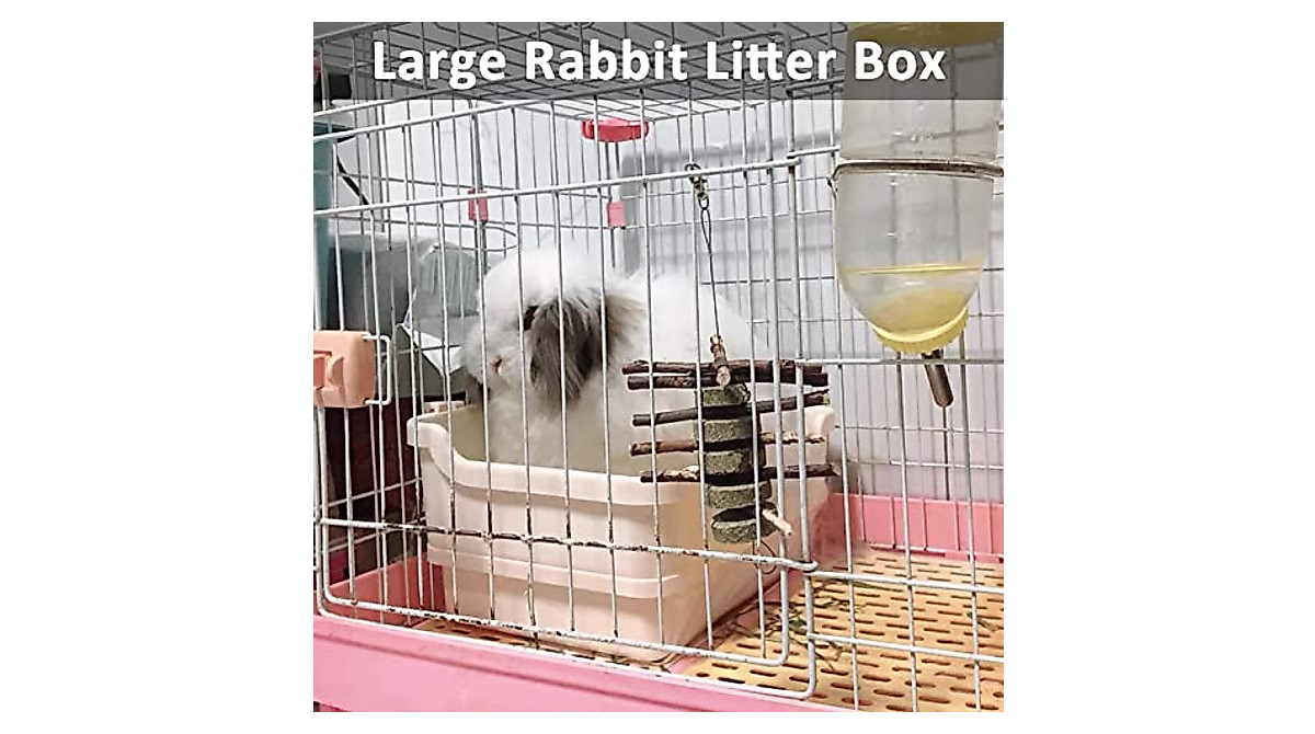 BNOSDM Large Rabbit Litter Box - Easy Potty Training