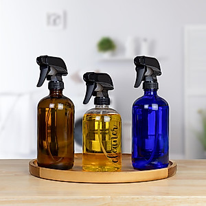 Cornucopia Brands 3-Setting Mist Spray & Stream Sprayer Replacement Parts (6-Pack); Fits Standard 8oz / 16oz Boston Round 28/400 Neck Bottles