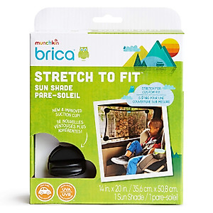 Munchkin® Brica® Stretch to Fit™ Car Window Sun Shade, Helps Block UVA/UVB Rays