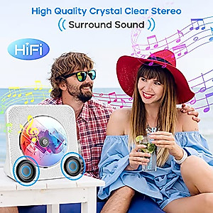 Desktop CD Player with Speakers, ROADOM CD Players for Home, Bluetooth CD Player with Hi-Fi Stereo Sound,Remote Control,Supports CD/Bluetooth/FM Radio/U Disk/AUX/Timer/Repeat