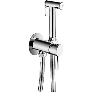 BINCAVIDOU Brass Toilet Bidet Spray for Personal Hygiene, Single Handle Toilet Hand Shower Kit with Stainless Steel Hose
