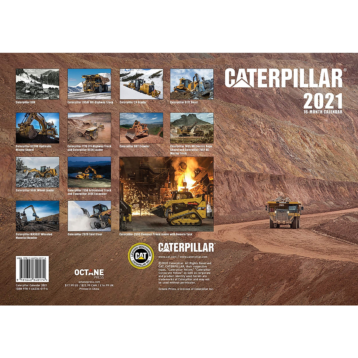 Caterpillar Calendar 2021