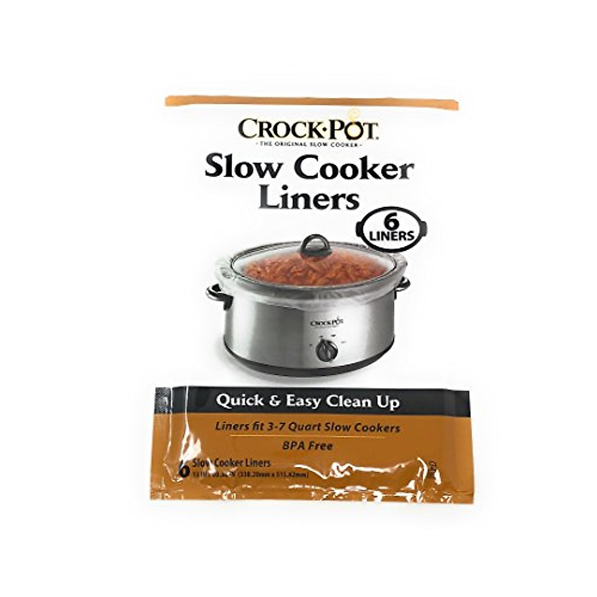 Crock-Pot Slow Cooker Liners ~ 6 liners
