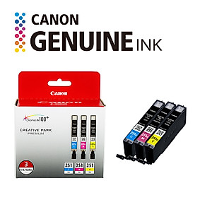 Canon CLI-251XL 3 Color Multi Pack Compatible to MG6320, iP7220, MG5420, MX922, MX722, MG7120, MG6420, MG5520, iX6820, iP8720, MG7520, MG6620, MG5620