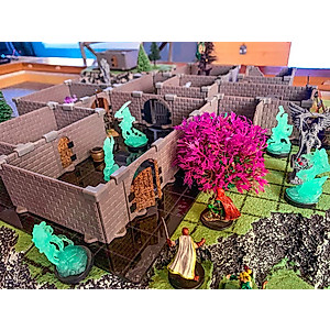 Dirt Cheap Dungeons Modular Dungeon System - Rogue Set (Medium): RPG Terrain Building for Dungeons & Dragons, Pathfinder, War Gaming, and More!