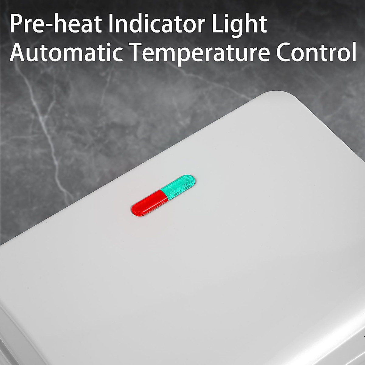 UVFAST Corn Dog Waffle Maker, Hot Dog Waffle Machine with Non-stick Coating Plate, Hot Dog Maker Toaster Make 6 Corn Dogs, Corn Dog Waffle Machine Make Corn Dog in Minutes, Easy to Clean, White