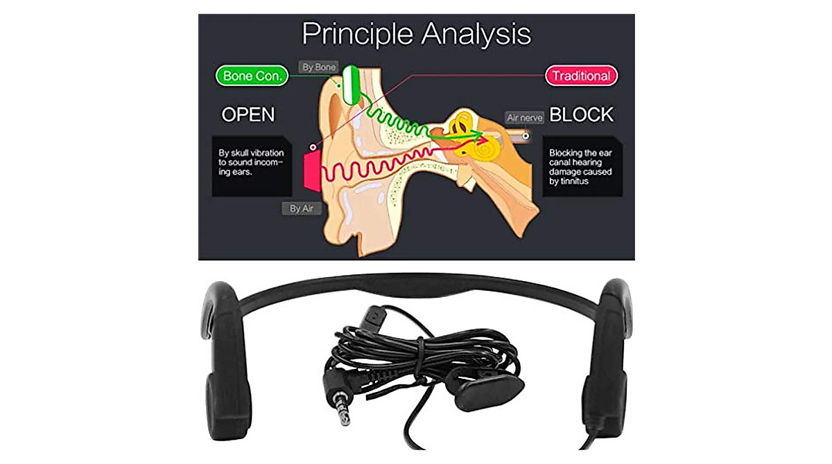 Wireless Bone Conduction Headphones for Outdoor Sports & Calls