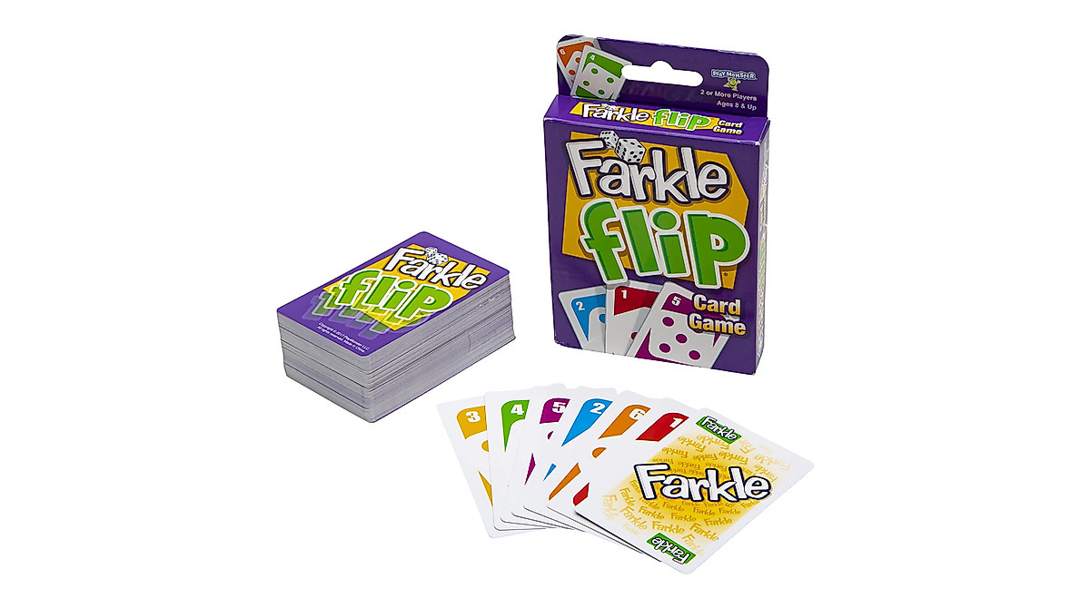PlayMonster Farkle Flip - Fun Card Game for Family Nights