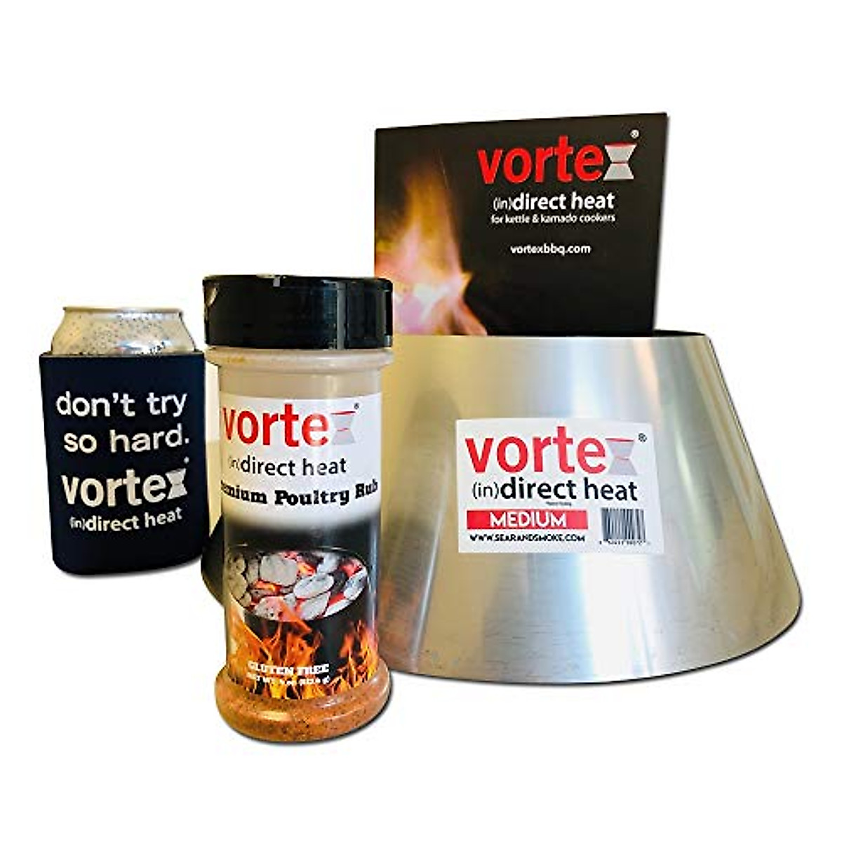 Genuine Medium BBQ Vortex GIFT PACK for wsm Kettle 22 26.75 Big Green ...