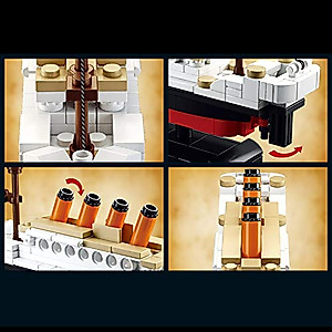 SuSenGo Building Blocks for Titanic ShipBoat 3D Model Educational Gift Toys for Children 194PCS