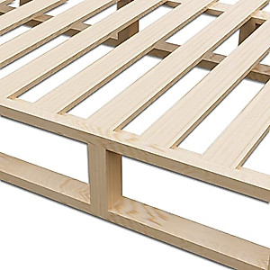 Spring Coil 8-Inch High Profile Mattress Foundation/Strong Wood Structure/Easy Simple Assembly Box Spring, Full, Off-White, King