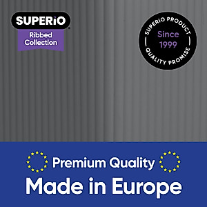 Superio Decorative Lidded Home Storage Bins, Plastic Organizer Baskets, Medium Grey (2 Pack - 5 Liter) Stackable Container Box, for Organizing Closet Shelves Drawer Shelf