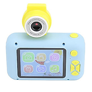 Kids Selfie Camera, Portable Cartoon HD HD Digital Video Cameras for 4 5 6 7 8 9 Year Old Boy Girl