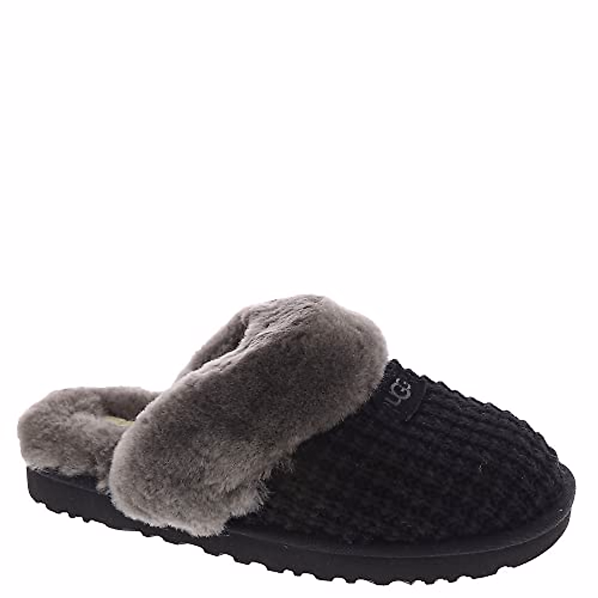 UGG Women's Cozy Slipper, Black, 08