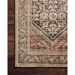 Loloi II Loren Charcoal/Multi 3'-6" x 5'-6" Accent Rug