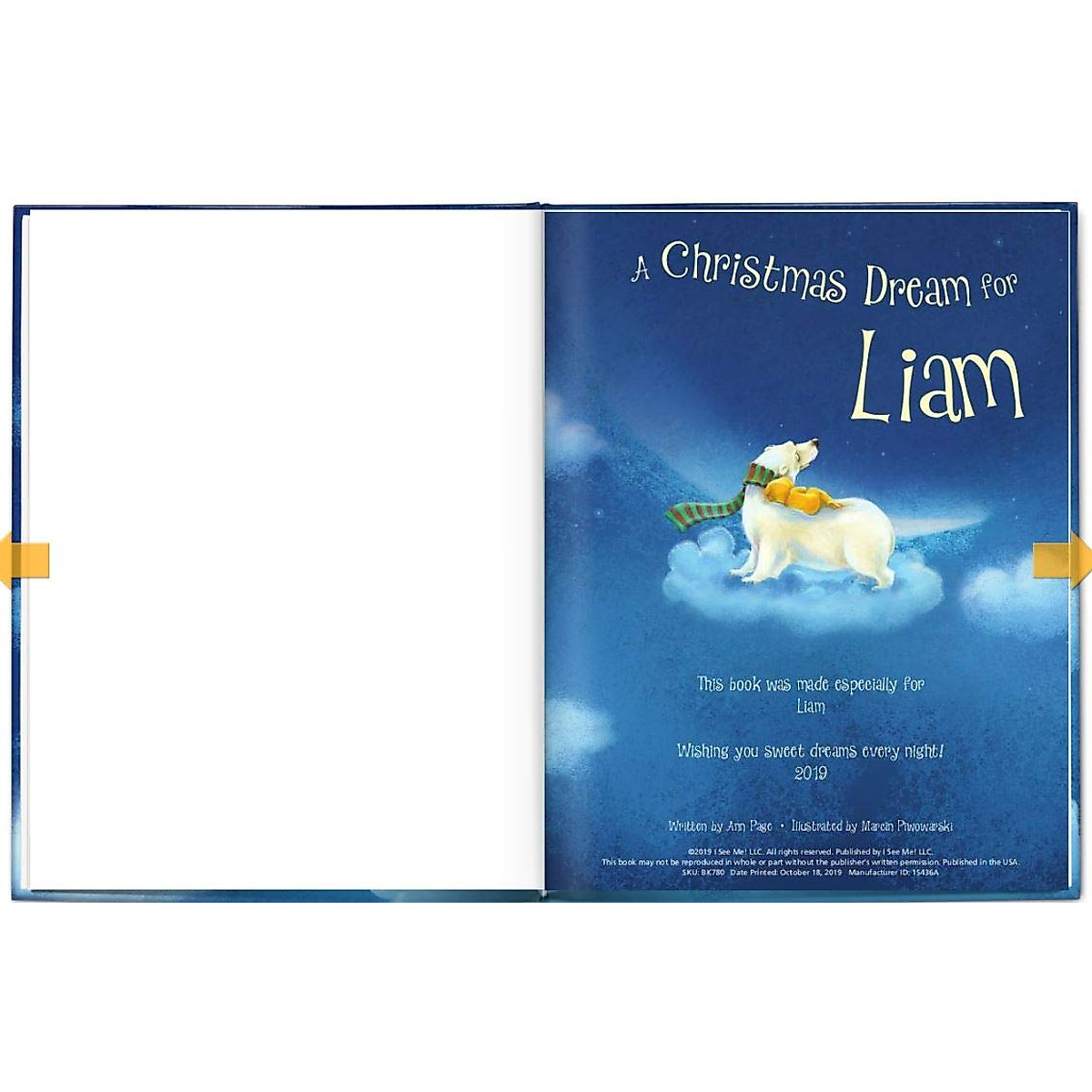 A Christmas Dream for Me - Personalized Children's Story with Ornament- I See Me!