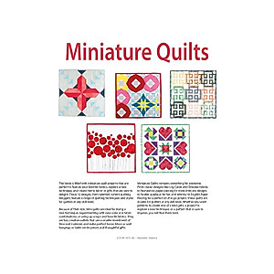 Leisure Arts Quilt and Sew Miniature Quilts Quilting Book, Quilting Books, Quilt Books, Patterns for Quilting, Patterns, Books and Patterns, Pattern Books