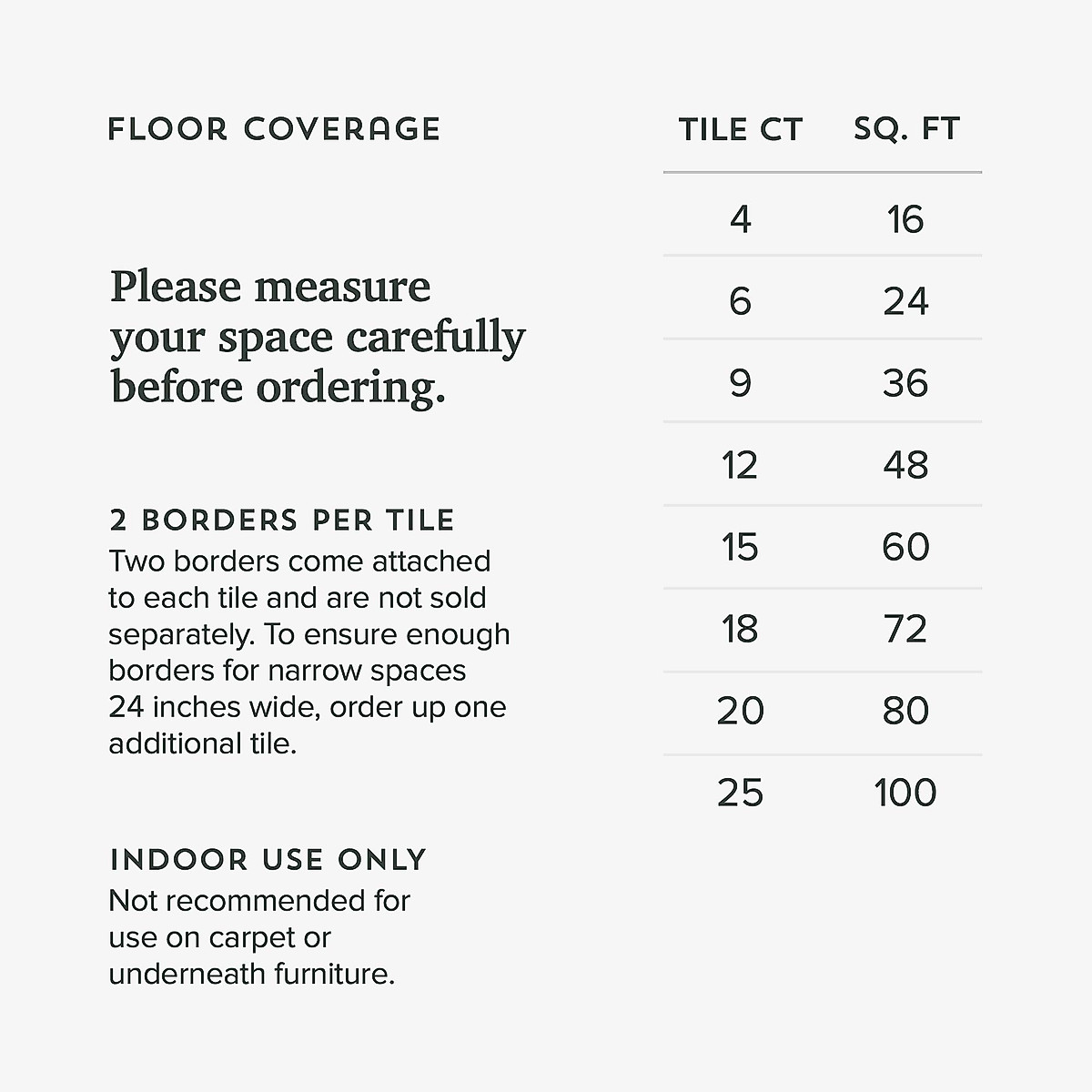 We Sell Mats Forest Floor Farmhouse Collection 3/8 Inch Thick Printed Wood Grain Mats, 24 in x 24 in, Barnwood Brown