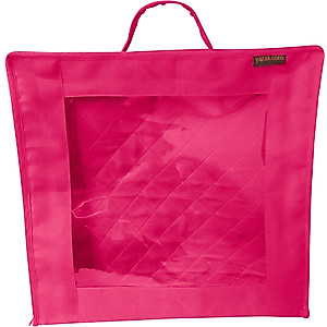 Yazzii Quilt Block Showcase Bag - Portable Storage Bag Organizer - Multipurpose Storage Organizer for Sewing Projects, Fabric Pieces, Quilt Blocks, Appliques, Stitcheries & More.-Fuchsia