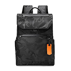 FANDARE Laptop Backpack Business Travel Laptop Backpack Bag with USB Charging Port Large Lightweight College High School Bag Work Bag Waterproof Nylon Camo