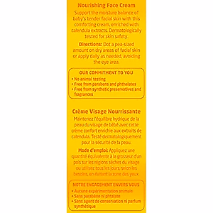 Weleda Baby Calendula Nourishing Face Cream, 1.7 Fluid Ounce, Plant Rich Moisturizer with Calendula and Lanolin
