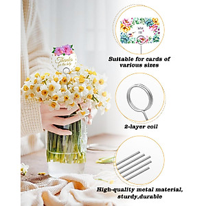 30Pcs Metal Floral Card Holder,Wire Place Card Holder Picks,Photo Pictures Holder,Table Name Number Card Holder for Wedding,Memo Note Holder for Flower Arrangement,Wedding,Baby Shower,Party Decorations