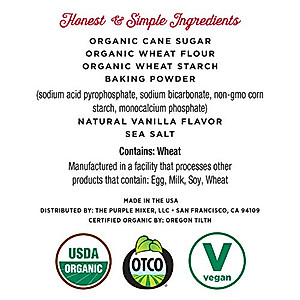 Miss Jones Baking Organic Yellow Cake and Cupcake Mix, Non-GMO, Vegan-Friendly, Moist and Fluffy: Vanilla (Pack of 6)