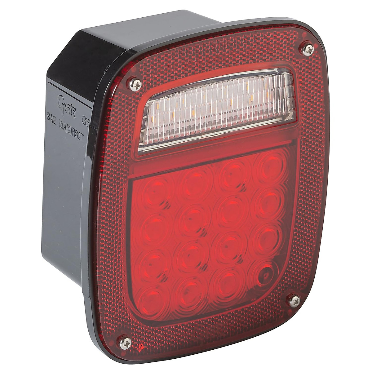 Grote Box Lamp, LED with Sidemarker, RH, Red