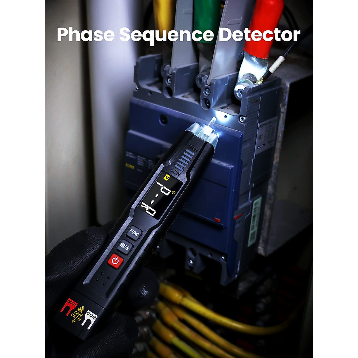 KAIWEETS Voltage Tester Non Contact Voltage Tester Circuit Tester with Test Leads, Auto Measuring Wire Tester for ACV/DCV Multifunction Electric Detector ST100…