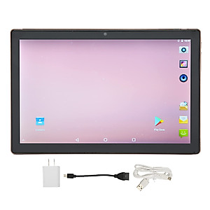 ASHATA 10in Tablet for 11, Talking Tablet with 1200x1920 HD Touchscreen, Octa Core, 4GB 256GB Memory, 5MP 8MP, 2.4G 5G WiFi Network Calling Tablet PC, 7000mAh (Gold)