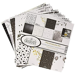 Reminisce (REMBC) The Graduate Scrapbook Collection Kit, Multi Color Palette