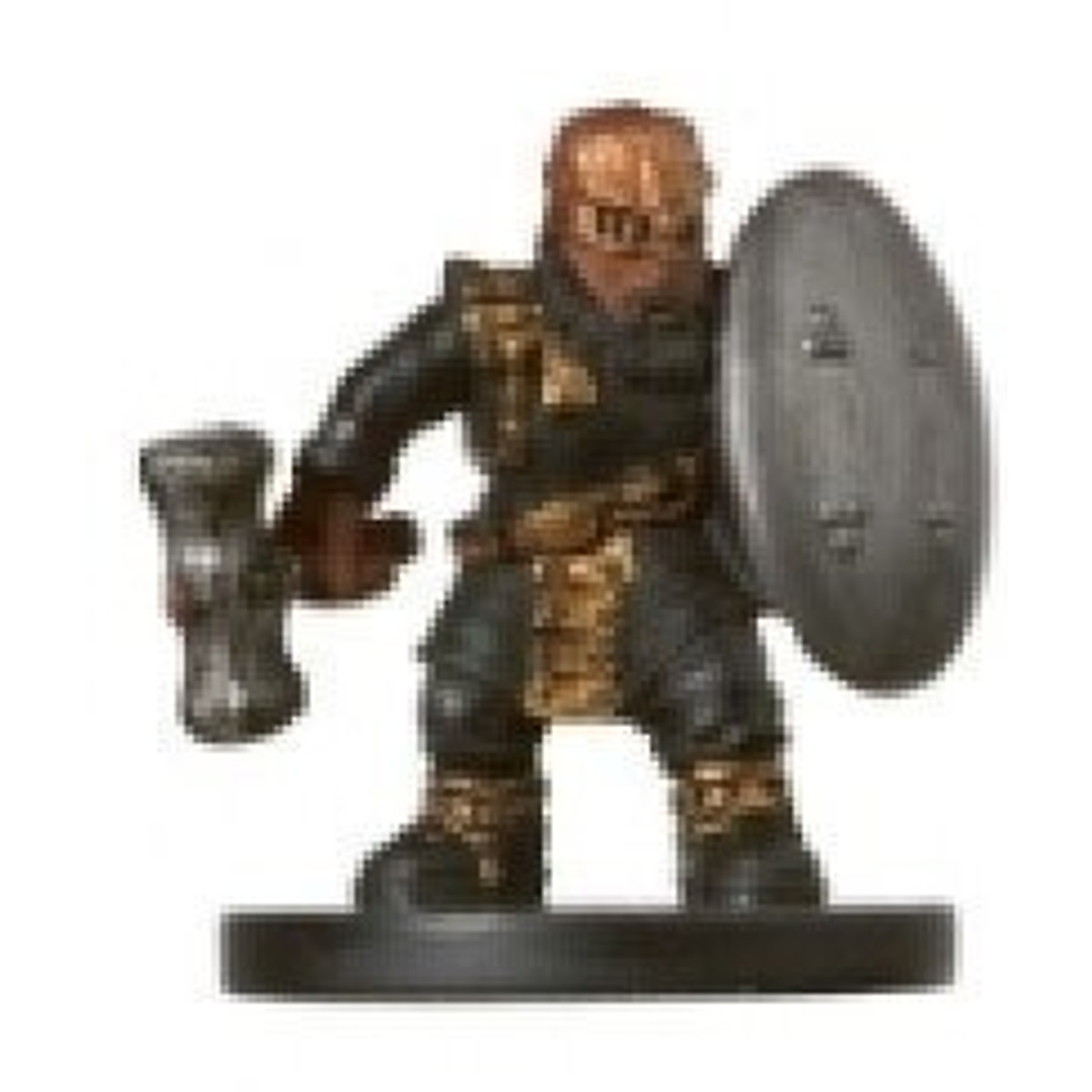 D & D Minis: Gold Dwarf Soldier # 5 - Under Dark