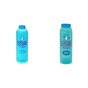LEISURE TIME Spa Care Bundle - Bright and Clear Cleanser (32 fl Oz) + B Defender (1 Quart)
