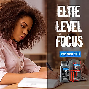 stripfast5000 Fire Bullets Max Strength Black Edition for Women and Men, 60 Count (Pack of 1)