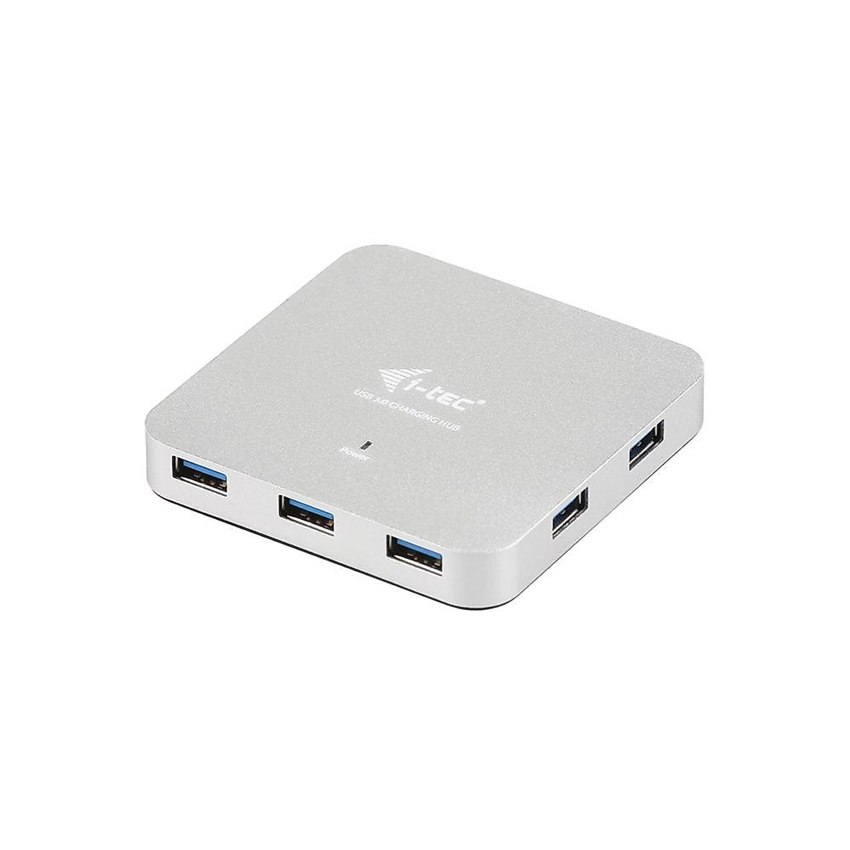 i-tec USB 3.0 7-Port Metal Charging Hub with Power Adapter 7X USB 3.0 Ports for Windows MacOS Linux Android