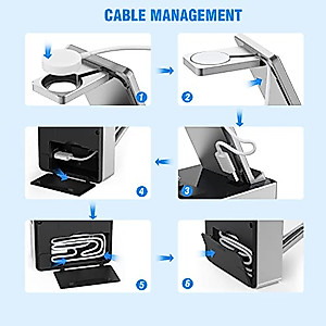 100W Aluminum Alloy Charging Station for Multiple Devices, 8 in 1 Wireless Charging Station, USB C Charging Station Compatible with iPhone 14Pro Max - 8, iWatch, AirPods Pro