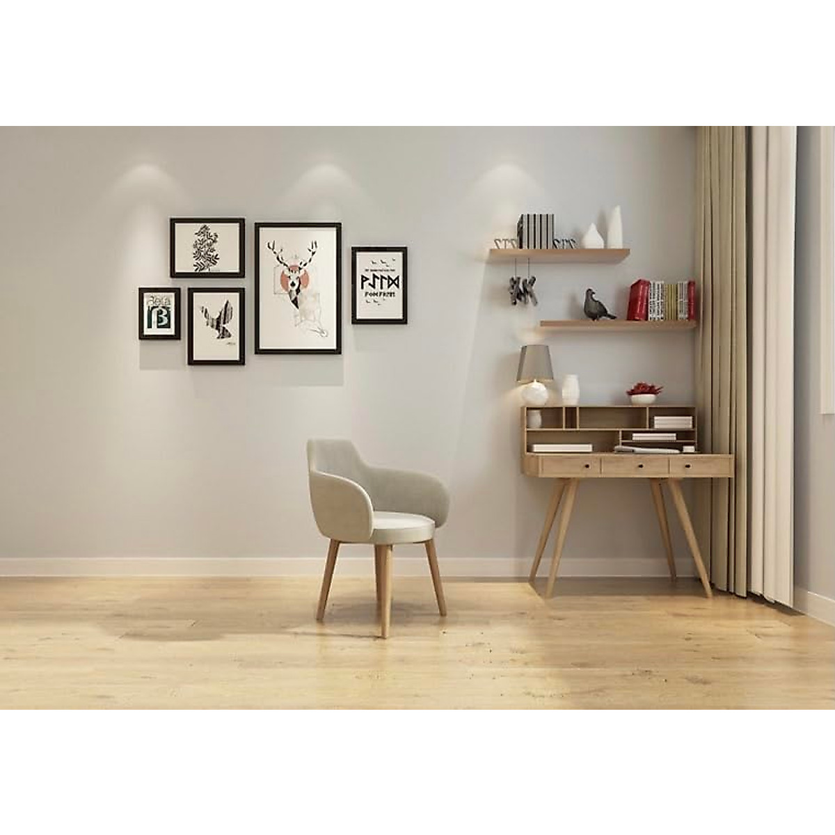 Proflex White Vinyl Trim 6 in X 20 ft - Peel and Stick Wall Base with Toe Kick