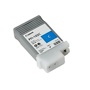 Canon 0896B001AA Lucia PFI-102 C Original Ink Tank, Cyan