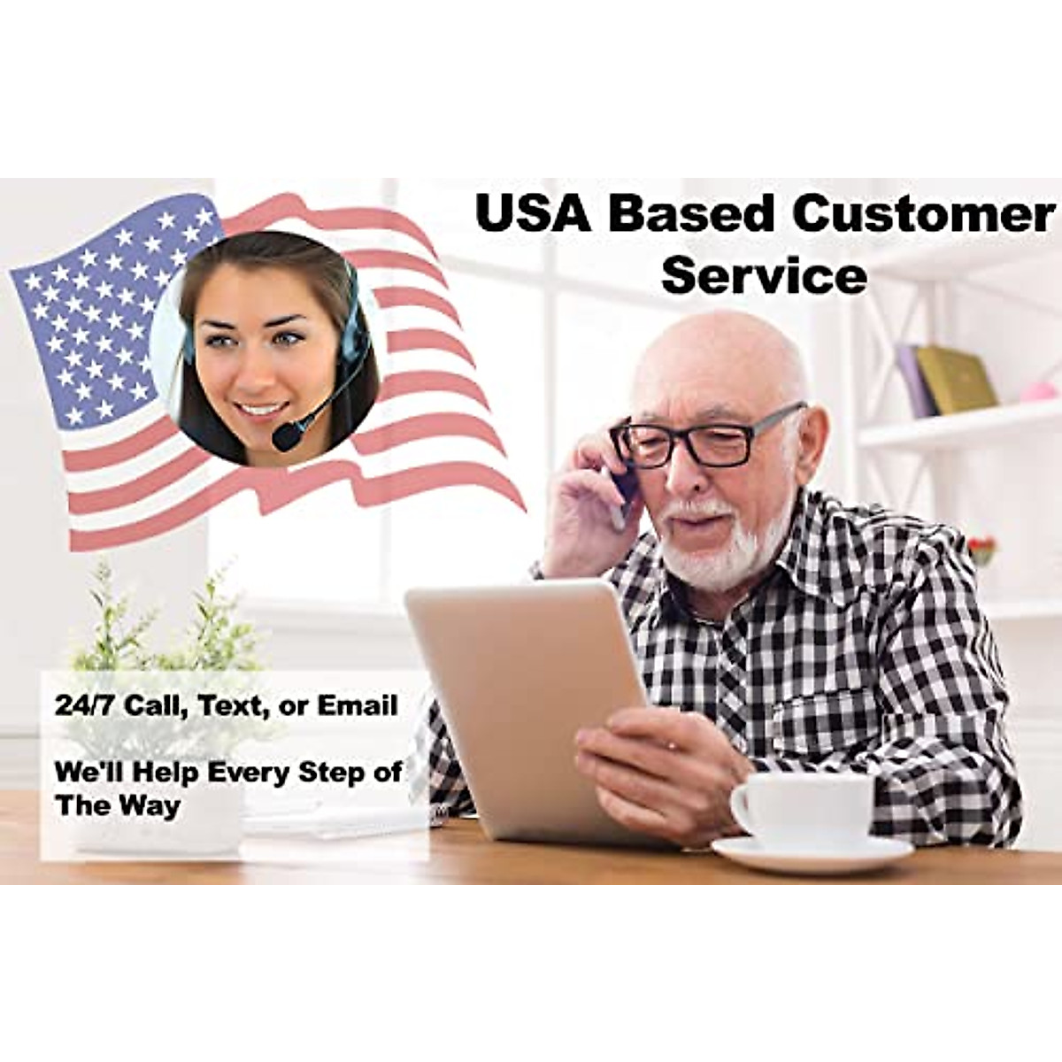 TadiBrothers Furrion Compatible Digital Wireless Plug & Play, Backup Camera Kit with 7" Monitor with Audio | 120° View Angle, 150-Ft Range, Waterproof | Observation System for RV, 5th Wheel, & Camper