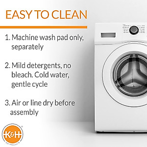 K&H Pet Products Ultra Plush Deluxe Bolster Dog Crate Pad, Dog Bed for Large Crates, Kennels, and Cages, Soft Indoor Portable Machine Washable Pet Mat - Fleece Large