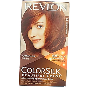 Revlon Colorsilk Hair Color 42 Medium Auburn, Pack of 3