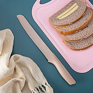 CHUYIREN Knife Set, Colorful Kitchen Knife Set 6 PCS, High Carbon Stainless Steel Cute Knife Set with Non-Stick Coating for Cooking, Camping, RV Travel, and Dorm,Gift Box