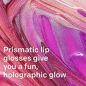 Almay Lip Gloss, Non-Sticky Lip Makeup, Holographic Glitter Finish, Hypoallergenic, 200 Angelic, 0.9 Oz