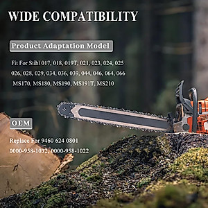 HAISHINE 2Set Clutch Washer and Clip fit Stihl MS170 MS180 MS210 MS230 MS240 MS250 MS260 MS360 Chainsaw