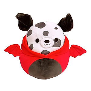 squishmallows Hoodie Squad 5" Dustin The Dog in Devil Bat Costume Plush Doll Toy