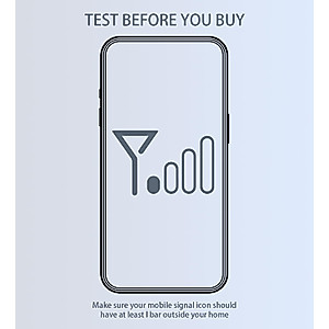 Amazboost Cell Phone Booster for Home -Up to 2,500 sq ft, Cell Phone Signal Booster Kit, All U.S. Carriers -Compatible with Verizon, AT&T, T-Mobile, Sprint & More-5G 4G LTE 3G FCC Approved