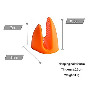 NEPAK 4 Pairs Silicone Cooking Pinch Grips Oven Mitts Potholder for Kitchen Cooking & Baking