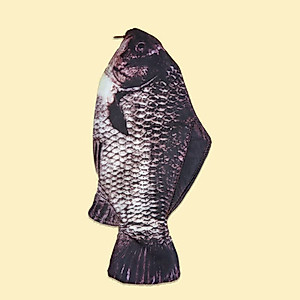 Opexicos 2Pcs Carp Pen Bag Realistic Fish Shape Make-up Pouch Pen Pencil Case with Zipper