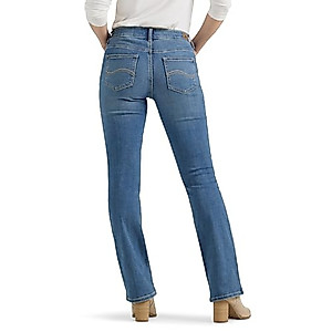 Lee Women's Ultra Lux Comfort with Flex Motion Bootcut Jean Majestic 14 Medium