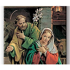 Magnetic Folding Nativity Scene Novena for Christmas Bible Bookmark, 3 Inch